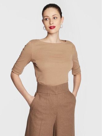 Lauren Ralph Lauren Bluse 200654963147 Braun Regular Fit