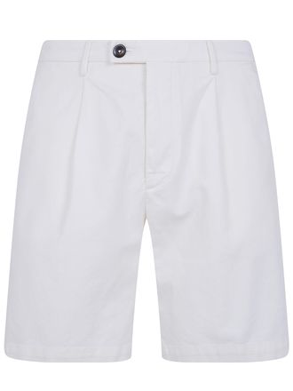 Michael Coal Cotton & Linen Bermuda Trousers