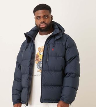 Polo Ralph Lauren Big & Tall - Gorham - Doudoune isolante en duvet avec logo - Bleu marine