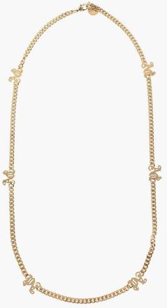 Palm Angels Brass Chain Necklace With Monogram size Unica