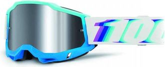 100% ACCURI 2 Goggle Stamino - Mirror Silver Flash Lens, ADULT