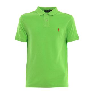 Polo Ralph Lauren Kiwi Gr&uuml;nes Baumwoll-Poloshirt - - Tops - Herren - Gr&uuml;n - S