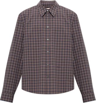 Marni Kariertes Hemd - - Shirts - Herren - Blau - XL