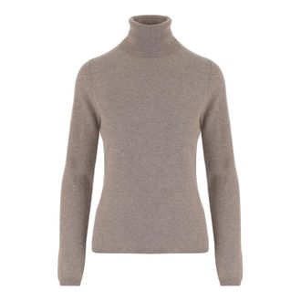 Allude Pull en Cachemire - Femme - Pulls - Beige - Taille: 38 FR