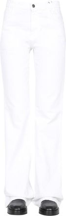 Raf Simons Flared Cotton Jeans - White
