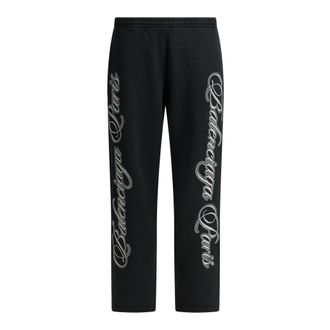 Balenciaga Cursive Baggy Pants - - Trousers - Herren - Schwarzk - S