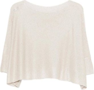 Le Tricot Perugia Femme, Pulls, Beige, Taille: 36 FR Maglione a collo a barca