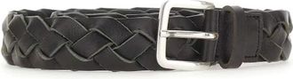 Gianni Chiarini Homme, Accessoires, Noir, Taille: ONE Size Leather Belt 3.5 cm