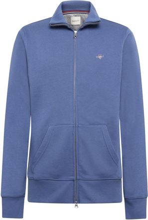 GANT Sweatjacke mit gesticktem Flag-Logo auf der Brust in