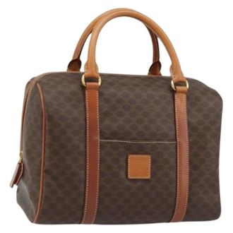 Celine Sac Boston Vintage Pre-owned - Femme - Pre-owned - Brun - Taille: ONE Size