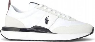 Ralph Lauren Homme, Chaussures, Blanc, Taille: 43 EU Train 89 Rib Baskets