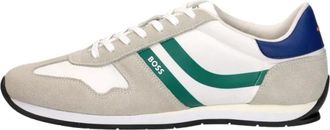 HUGO BOSS Homme, Chaussures, Blanc, Taille: 42 EU Levon Runn Baskets