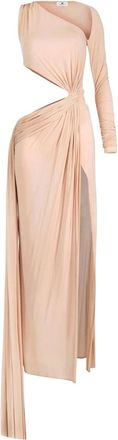 Elisabetta Franchi Femme, Robes, Beige, Taille: 38 FR Jersey Dress