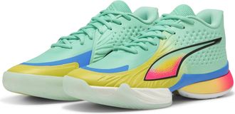 Puma Chaussures de basketball Stewie 5 Turbo Femme, Accessoires, Vert, 35.5