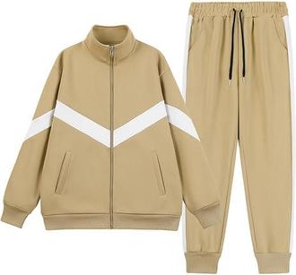 Generic Combinaison Ski Homme Integrale Ensemble De Jogging Homme Style Vestimentaire Sport Chic Homme Ensemble Homme Hiver Survetement Homme Taille L Tenue V