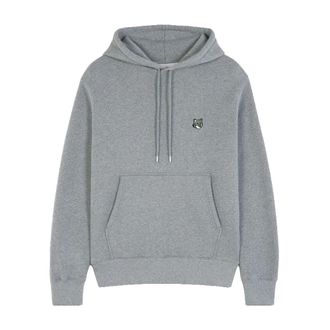 Maison Kitsun&eacute; Sweat &agrave; capuche Fox Head Comfort - Homme - Sweatshirts et sweats &agrave; capuche - Gris - Taille: L