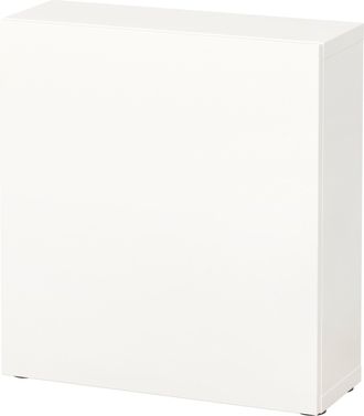 IKEA BEST&Aring; Regal mit T&uuml;r, 60 x 22 x 64 cm, Wei&szlig;/Lappviken Wei&szlig;
