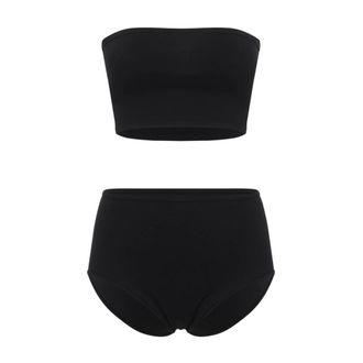 Alaia Femme, Sous-v&ecirc;tements, Noir, Taille: 38 FR Aa9A1024M826A Ensemble de lingerie seconde peau en maille