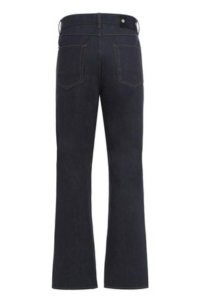 Stone Island Mens Regular Jeans With Five Pockets Blue Cotton & Straight-Leg