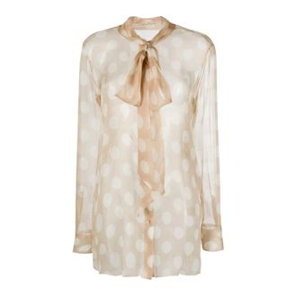 Ermanno Scervino Damen, Blusen & Hemden, Beige, MGr&ouml;&szlig;e