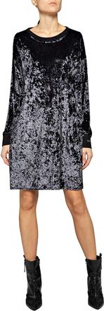 Replay Damen W9466.000.22752 Kleid, Schwarz (Blackboard 99), XL