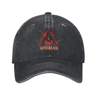 Generic Casquette de Baseball Homme, Casquettes de Baseball Fanfare, Bonnets Classiques en Jean us&eacute; en m&eacute;tal Lourd, Bonnets Unisexes en Plein air &agrave; Coupe Ajus