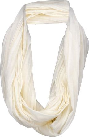 TigerTie Loop Schal in creme elfenbein einfarbig Uni - Schlauchschal Rundschal