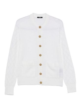 Balmain Cardigan - Blanc