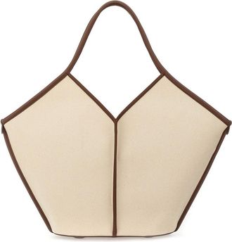 Hereu Womens Calella Bag Beige Organic Cotton Shoulder