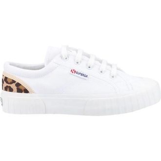 Superga gestreift Sneaker f&uuml;r Damen (Wei&szlig;)