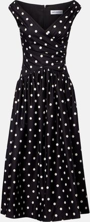 Self Portrait Midikleid aus Baumwolle