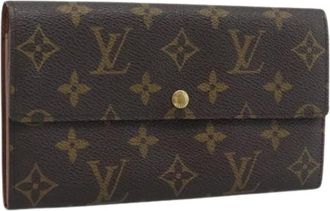 Louis Vuitton Portefeuille Long Pre-owned - Femme - Pre-owned - Brun - Taille: ONE Size