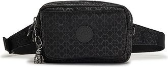 Kipling Abanu Sac à bandoulière Convertible Multi-imprimé, Signature EMB, 7.5L x 5H x 3.3D