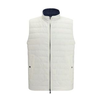 Herno Mens White Polyamide Sleeveless Jacket Clothing