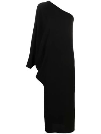 The Row robe longue Mono &agrave; une &eacute;paule - Noir