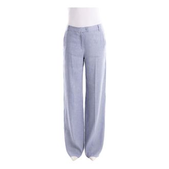 Marella Femme, Pantalons, Bleu, Taille: 36 FR Wide Pantalons
