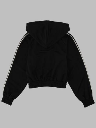 Michael Michael Kors Logo-Embroidered Piqu&eacute; Sweatshirt - Black