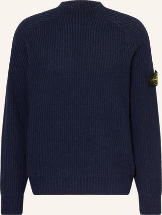 Stone Island Pullover Mit Cashmere blau