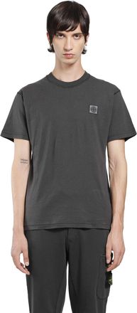 Stone Island 2100026 Cotton Jersey Fissato Effect T-Shirt