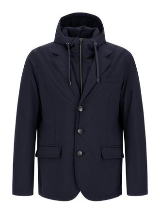 Herno Blazer - Bleu Fonc&eacute;