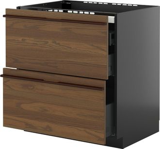 IKEA METOD / KNIVSHULT Unterschr.f Kochf/2 Fronten/3 Sch