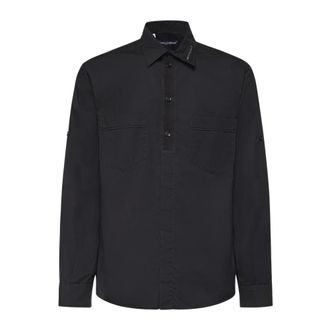 Dolce & Gabbana Chemise Militaire - Homme - Chemises - Noir - Taille: 3XS