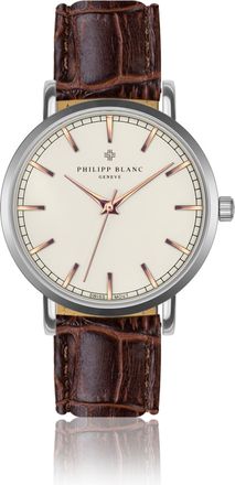 Philipp Blanc Brown Croco Uhren