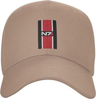 Generic Casquette de baseball personnalis&eacute;e Mass Effect N7 Casquette de baseball pour homme et femme R&eacute;glable Alliance Militaire Jeu vid&eacute;o Chapeau de camionne