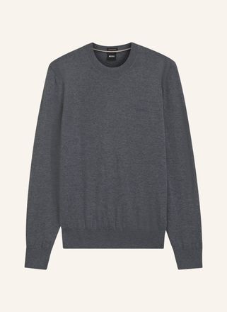HUGO BOSS Pullover H-Leno-L Regular Fit grau