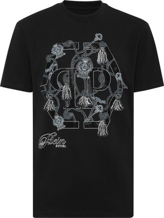 Philipp Plein Round Neck T-Shirt Tassel Pp