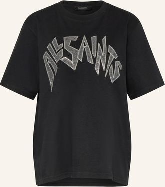 AllSaints Allsaints T-Shirt Zinc Mit Schmucksteinen schwarz
