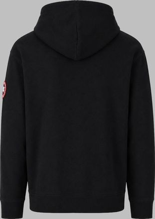Canada Goose Mens Hoodie Huron Black Cotton Sweatshirts Sweater