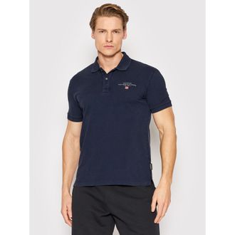 Napapijri Poloshirt Elbas NP0A4GDL Dunkelblau Regular Fit