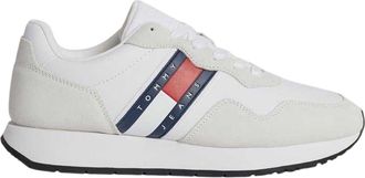 Tommy Jeans Modern Sneaker f&uuml;r Herren, Wildleder (Wei&szlig;)